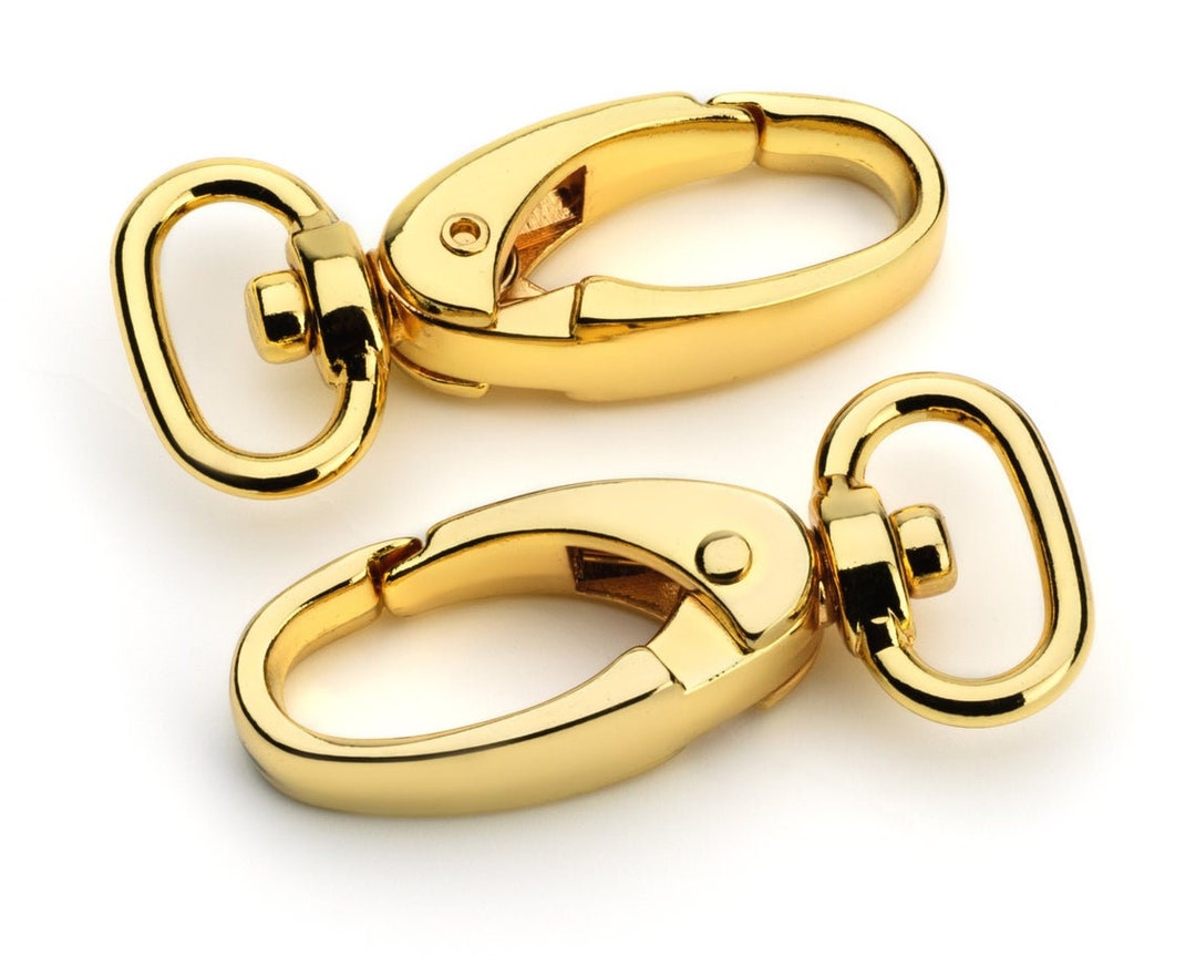 Metal Egg Shaped Push Gate Swivel Snap Hook Gold 2pcs - Etsy