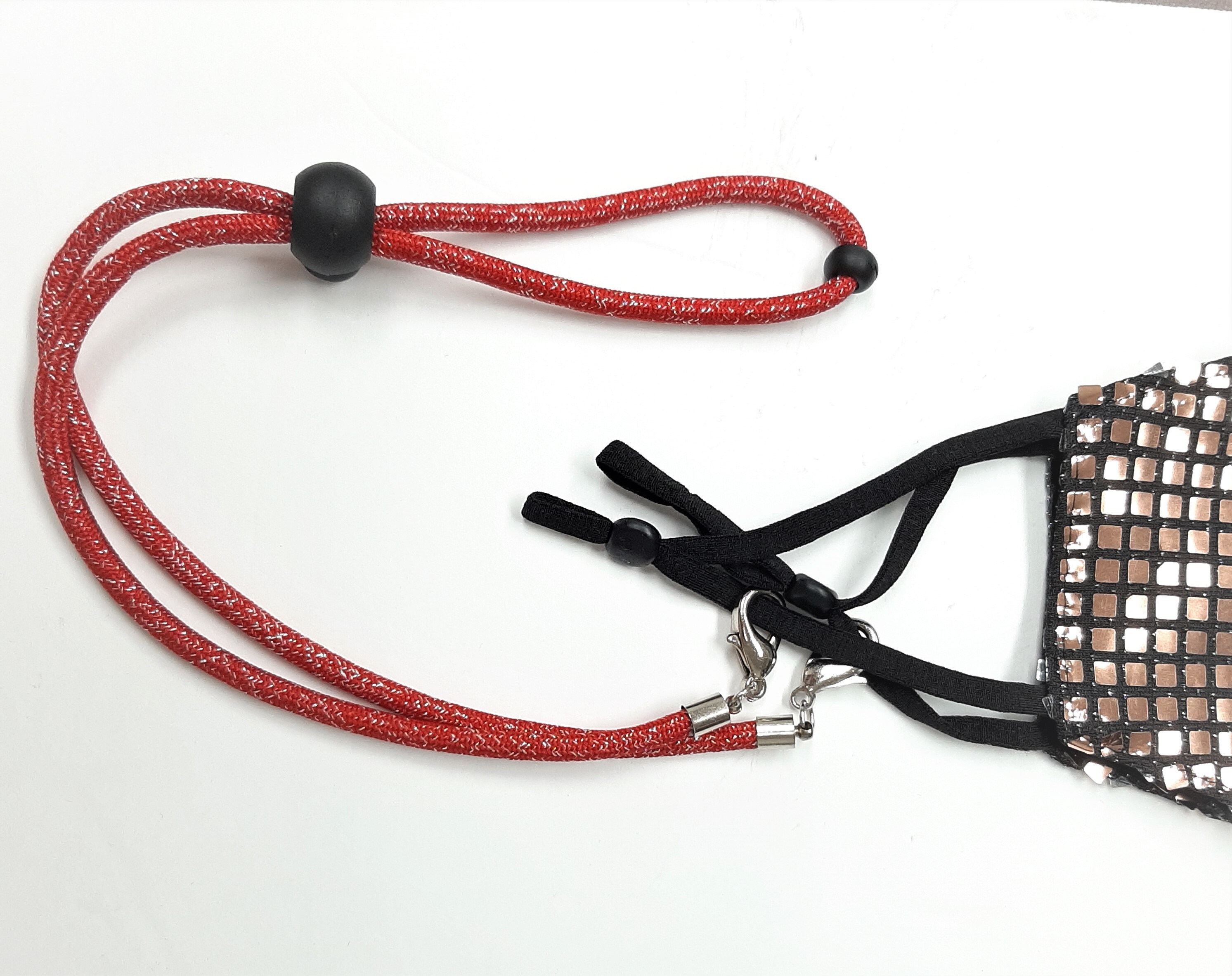 Face mask string ties Mask chain Mask hanger Mask necklace | Etsy