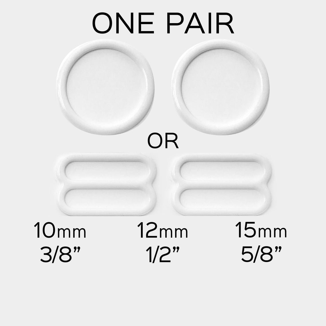 50 Pair BRA Rings OR Sliders Set for Swimwear or Bra Making - Etsy