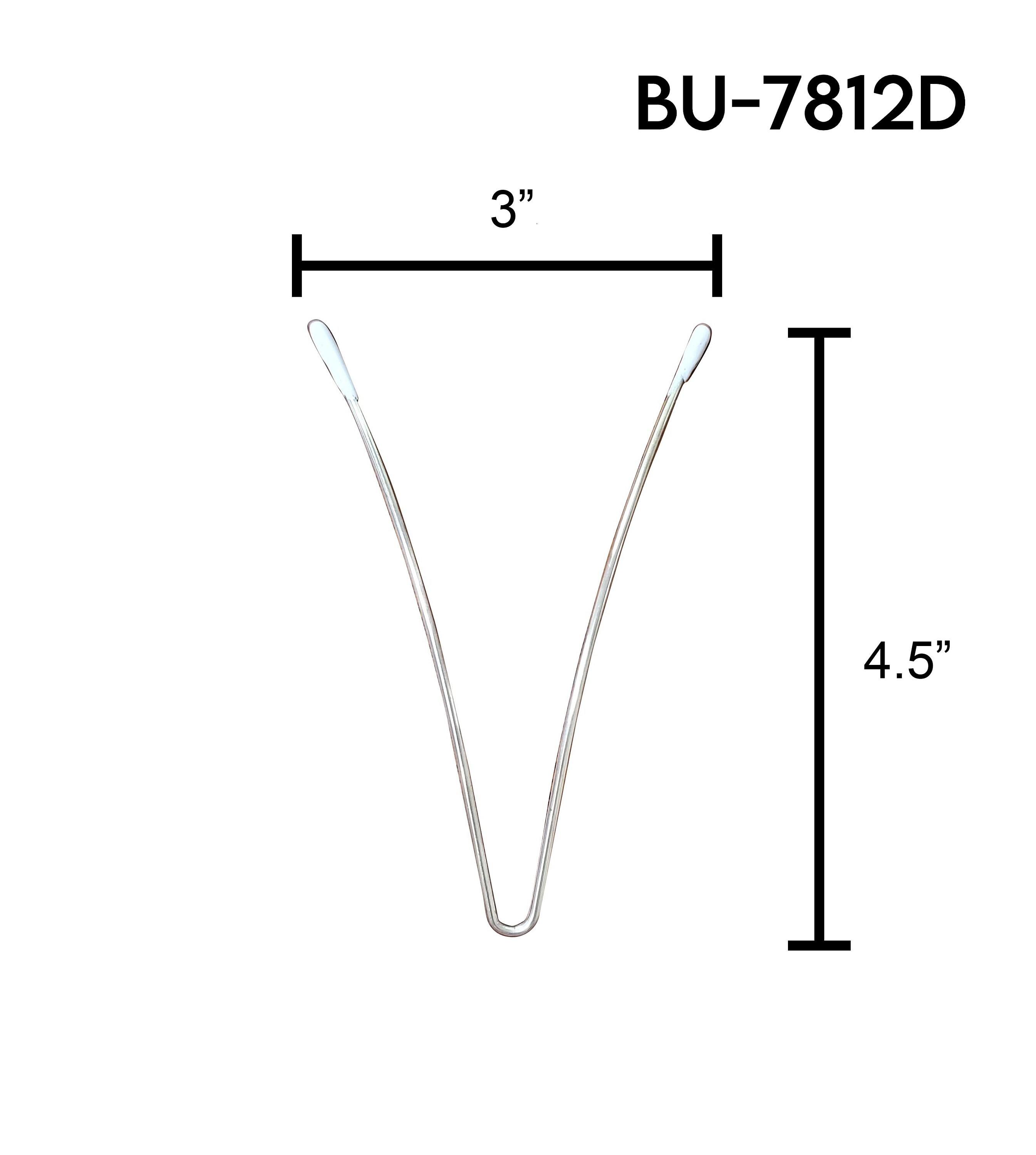 6 Pcs!!! V Separator Wire-white Coated Metal Bra Separators or V Wires ...