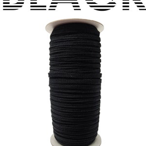 1/2" Cotton Flat Cord Drawstring Drawcord Handles Lace Trim Heavy Duty ...