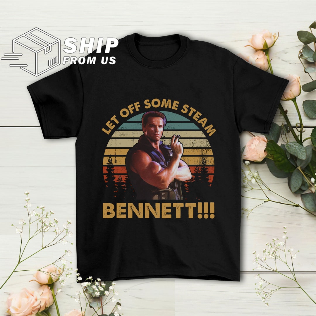 Commando John Matrix Let off Some Steam Bennett Tshirt, Commando John ...