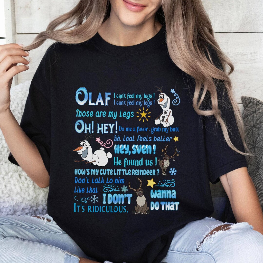 Frozen Olaf Shirt, Olaf Shirt, Disneyland Frozen Movie Shirt, Olaf Best ...