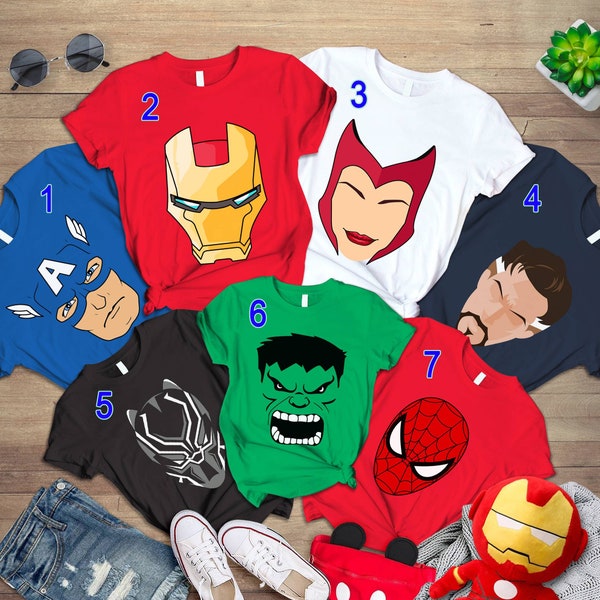 Avengers Shirts for Costume - Etsy
