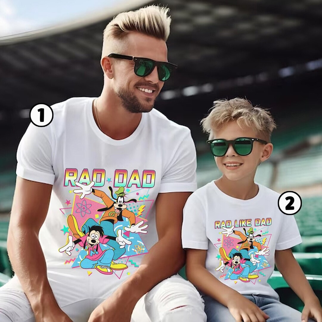 Goofy Dad and Son Matching Shirt, Father and Son Matching Shirt, A ...