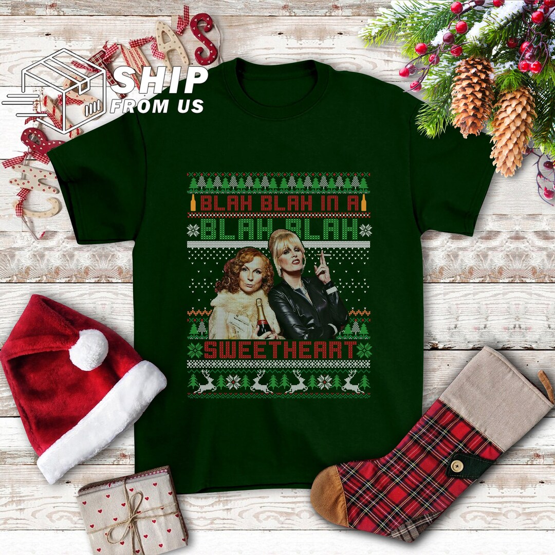 Blah Blah in A Blah Blah Sweetheart Ugly Christmas Sweater - Etsy