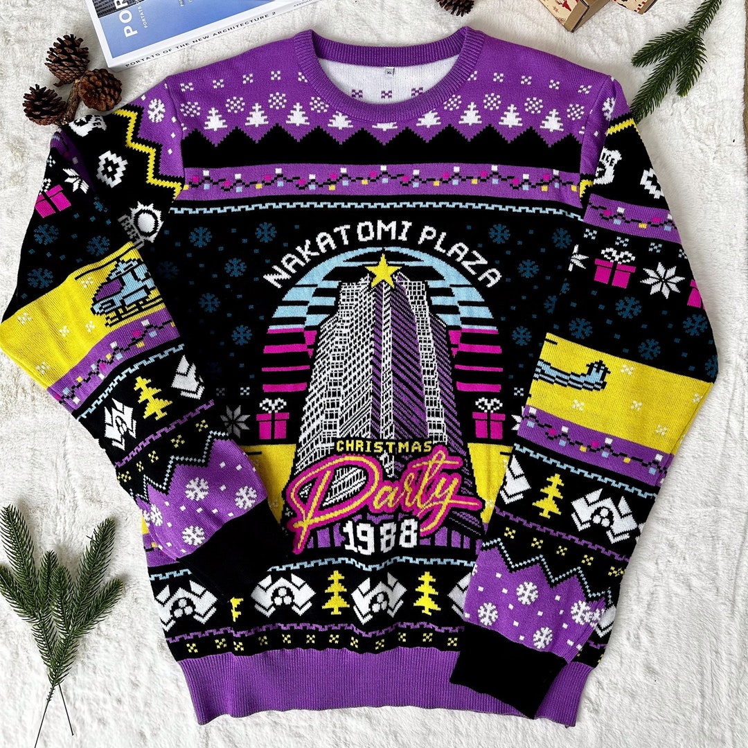 Nakatomi Plaza Knitted Sweater, National Lampoon's Christmas Vacation ...