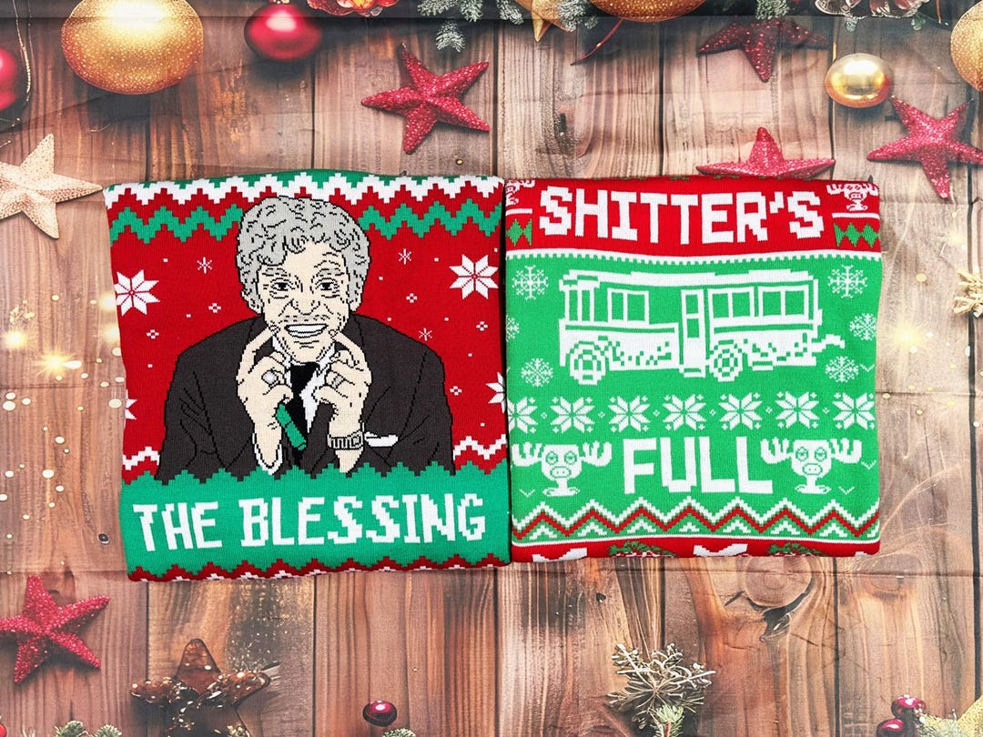 National Lampoon's Christmas Vacation Knitted Sweater, the Blessing ...