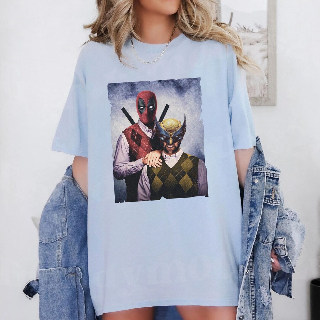 Vintage Deadpool & Wolverine Shirt, Deadpool 3 Movie Shirt, Deadpool ...