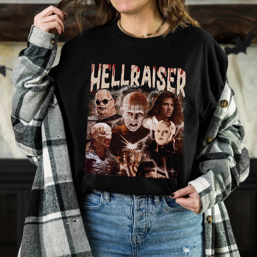 Hellraiser Pinhead Vintage T Shirt, Hellraiser Homage TV Shirt ...