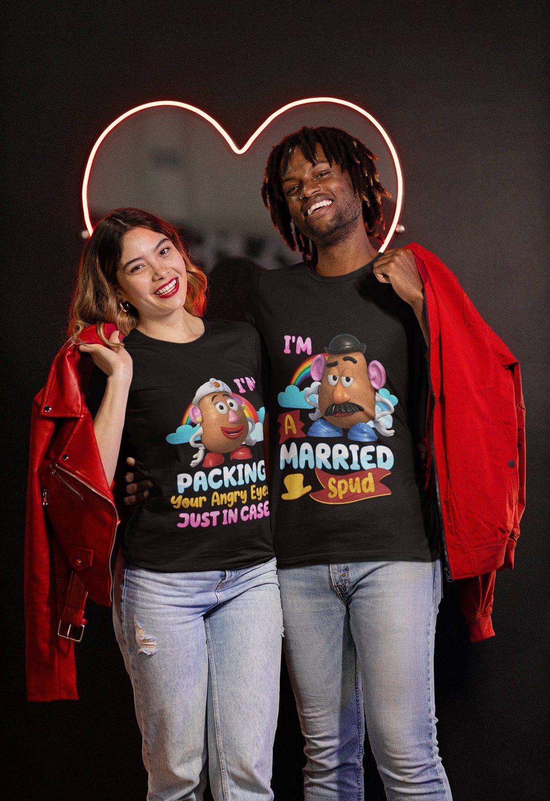 Mr and Mrs Potato Head Shirts,toy Story Couple Shirts,halloween Couple ...