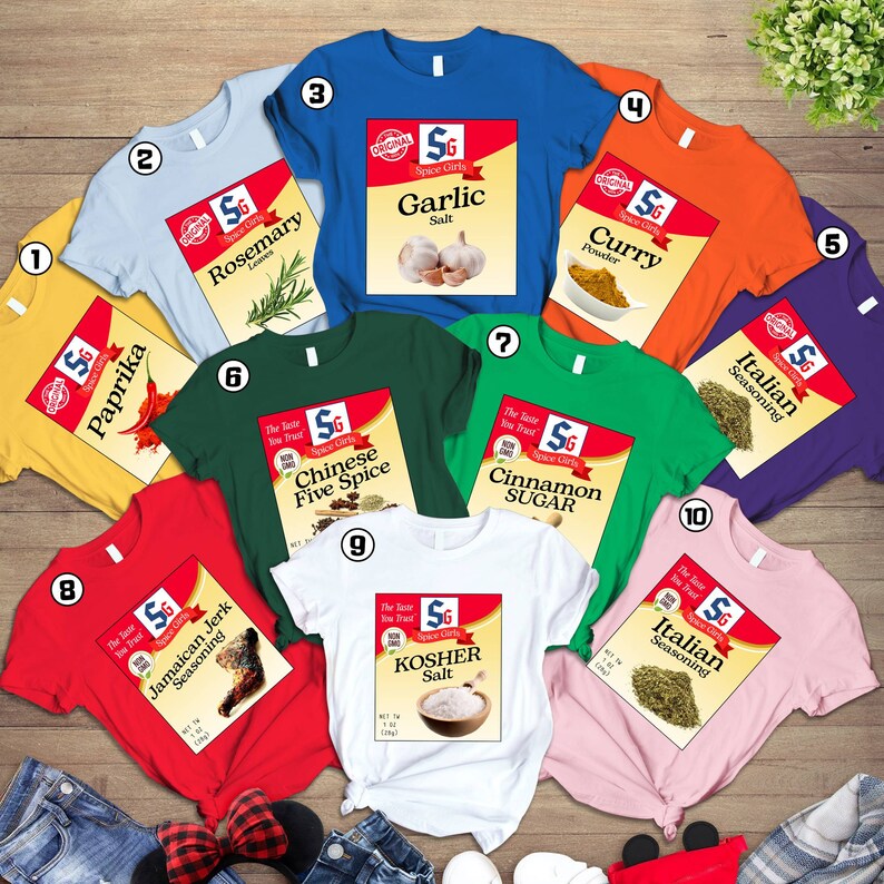 Spice Girl Halloween Costume Spice Girl Halloween Shirt - Etsy