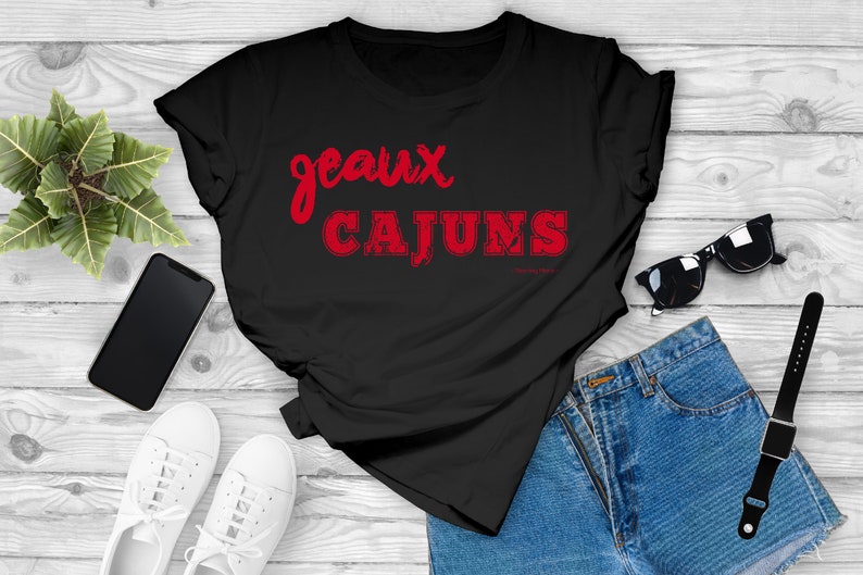 Geaux Cajuns Tee Geaux Ragin Cajun Louisiana Tshirt | Etsy
