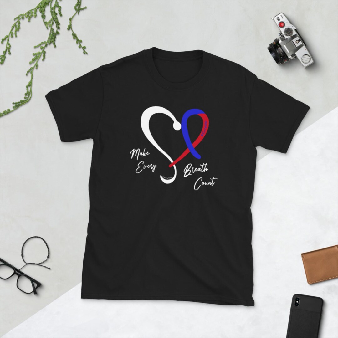 Pulmonary Fibrosis Shirt, IPF Awareness, Peace Love Cure, Love Hope # ...