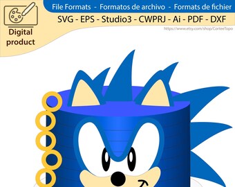 Sonic Cake Topper - Etsy