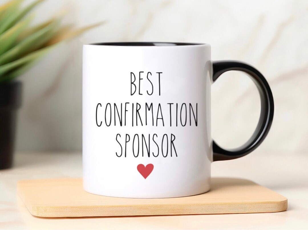 Best Confirmation Sponsor Mug, Catholic Confirmation Gift, Godparent ...