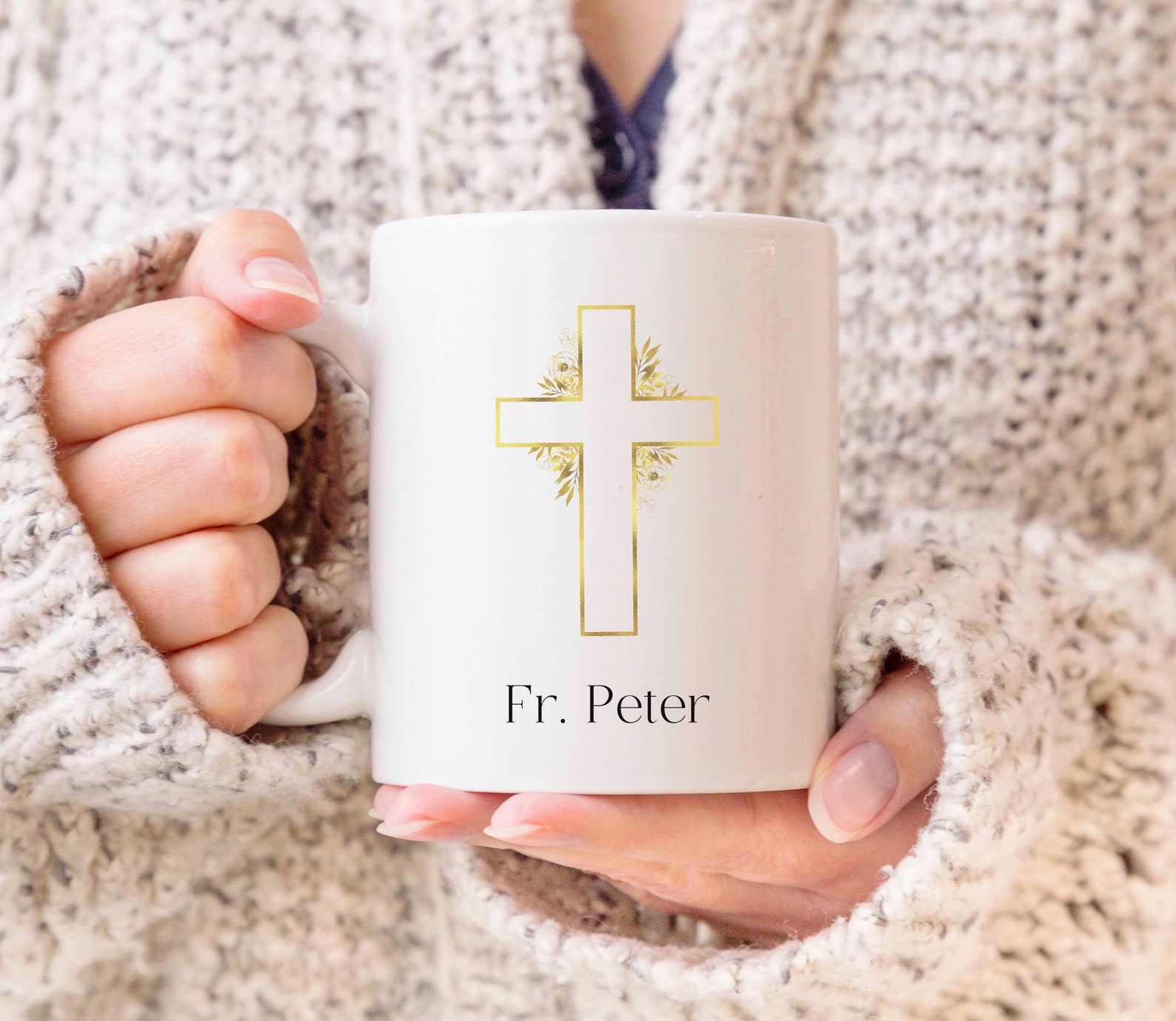 Custom Priest Coffee Mug, Catholic Faith, Christian Faith, Personalized ...