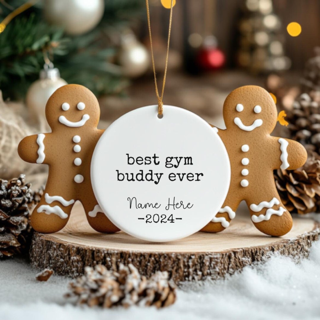 Best Gym Buddy Ever, Fitness Trainer Thank You Ornament Keepsake ...