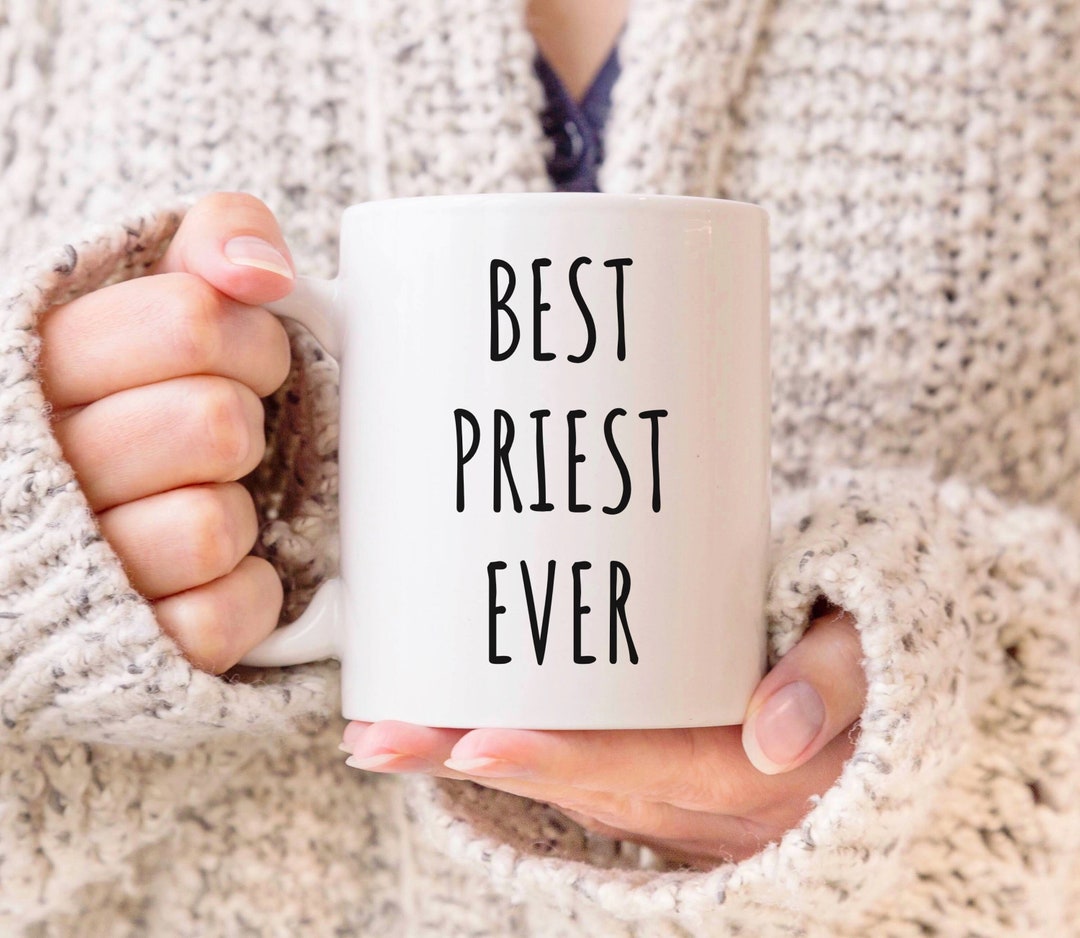 Best Priest Ever Coffee Mug,, Priest Thank You Gift, Pastor Gift ...