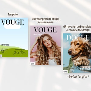 Magazine Cover Canva Template Custom Magazine Cover Canva Magazine ...