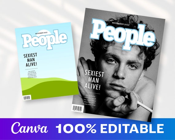 People Magazine Cover Template