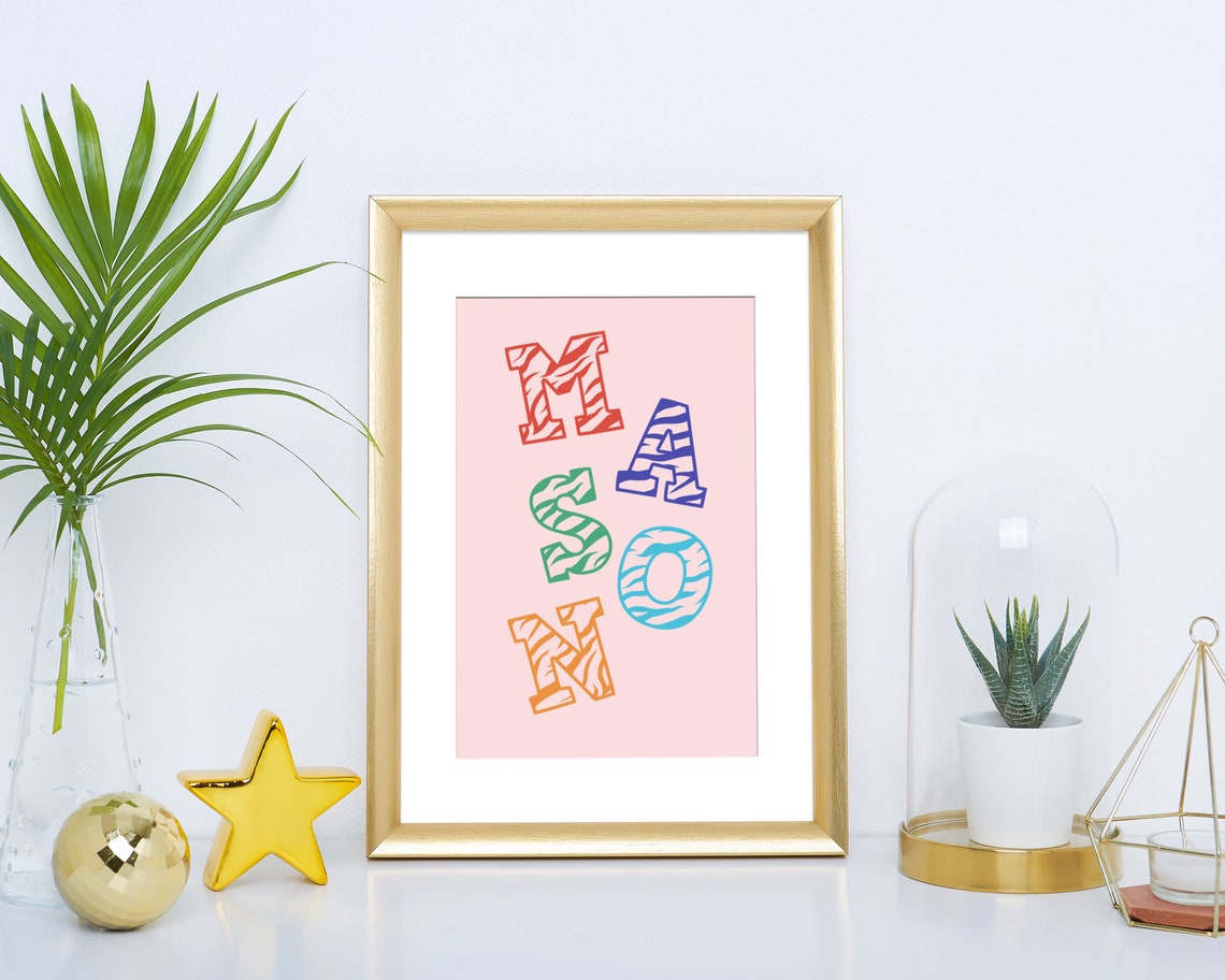 A-Z Tiger Animal Print Svg Letters DIY SVG Cut File Cricut - Etsy