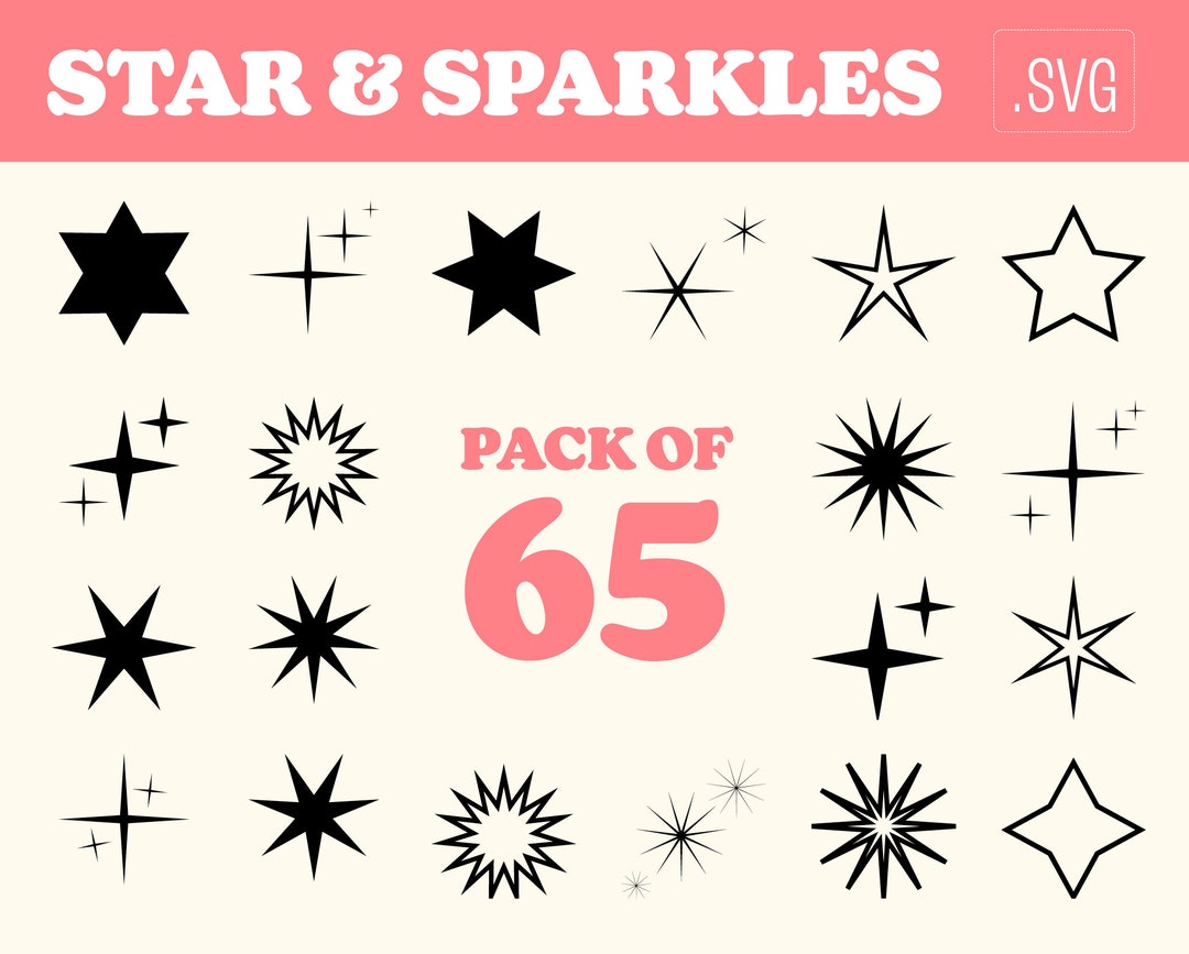 Stars & Sparkles Svg Sparkle Svg Star Svg Sparkles Svg - Etsy Israel