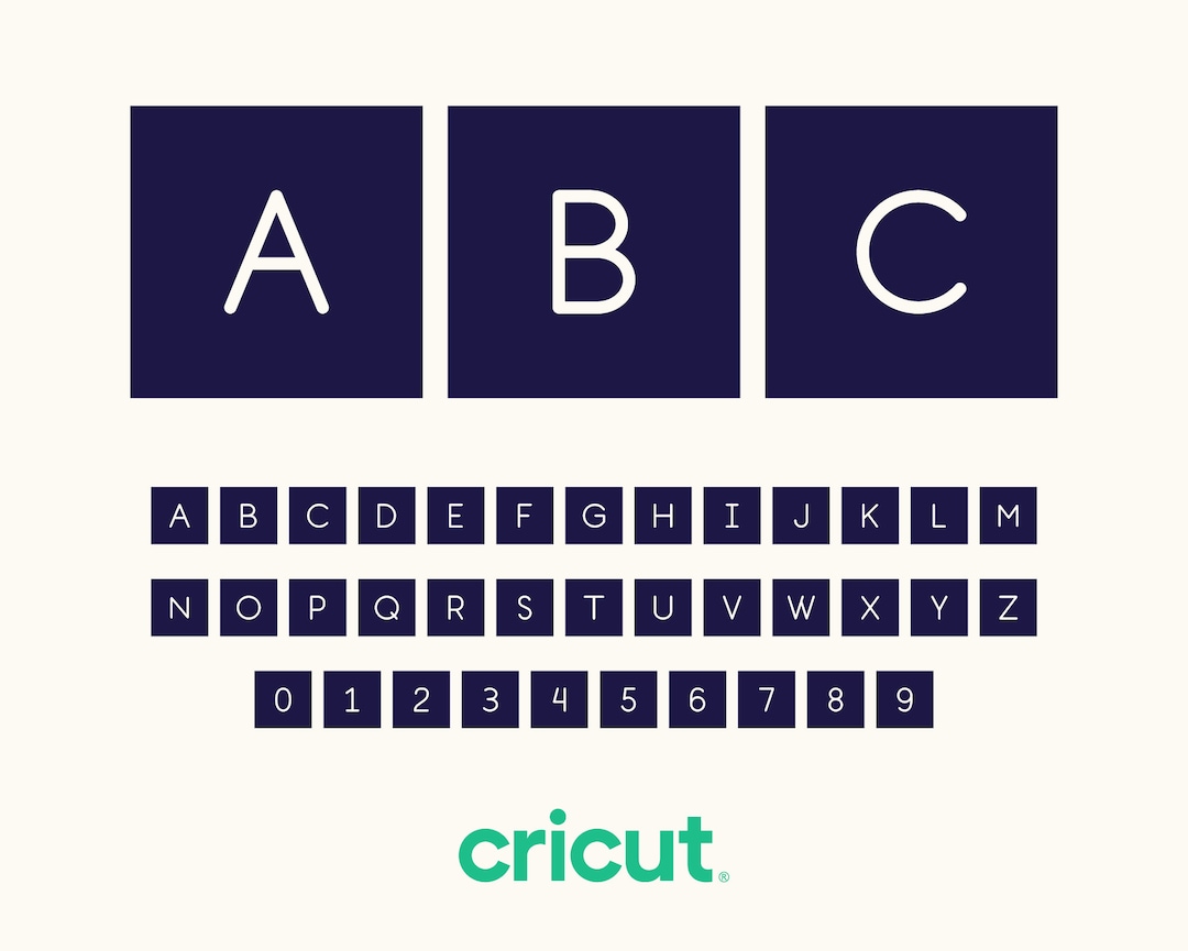 Letras SVG cuadradas / SVG DIY / Corte de archivo Cricut / Fiesta de ...
