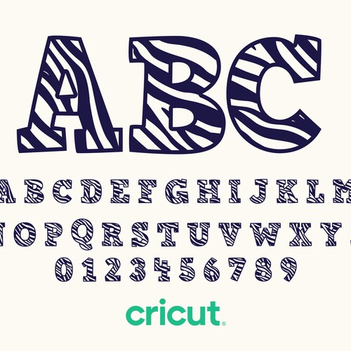 A-Z Tiger Animal Print Svg Letters DIY SVG Cut File Cricut - Etsy