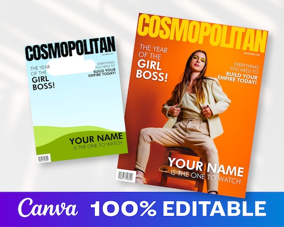 Cosmopolitan Cover Template