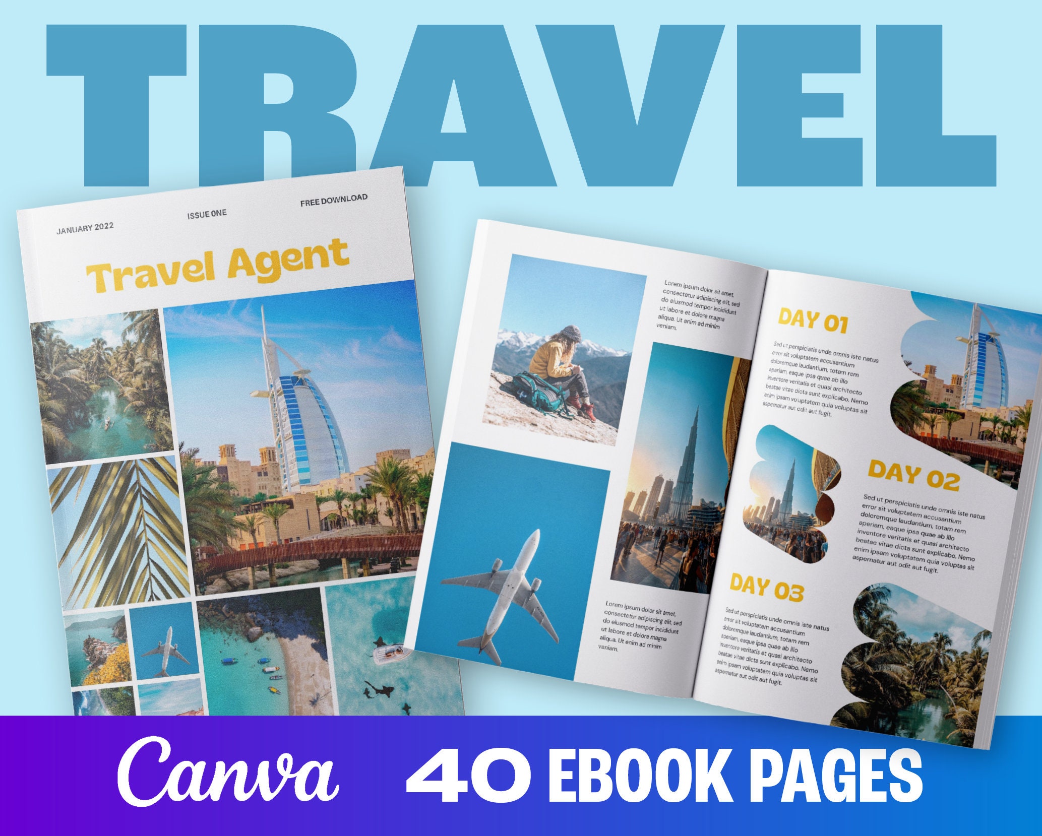 Printable Travel Booklet - Etsy