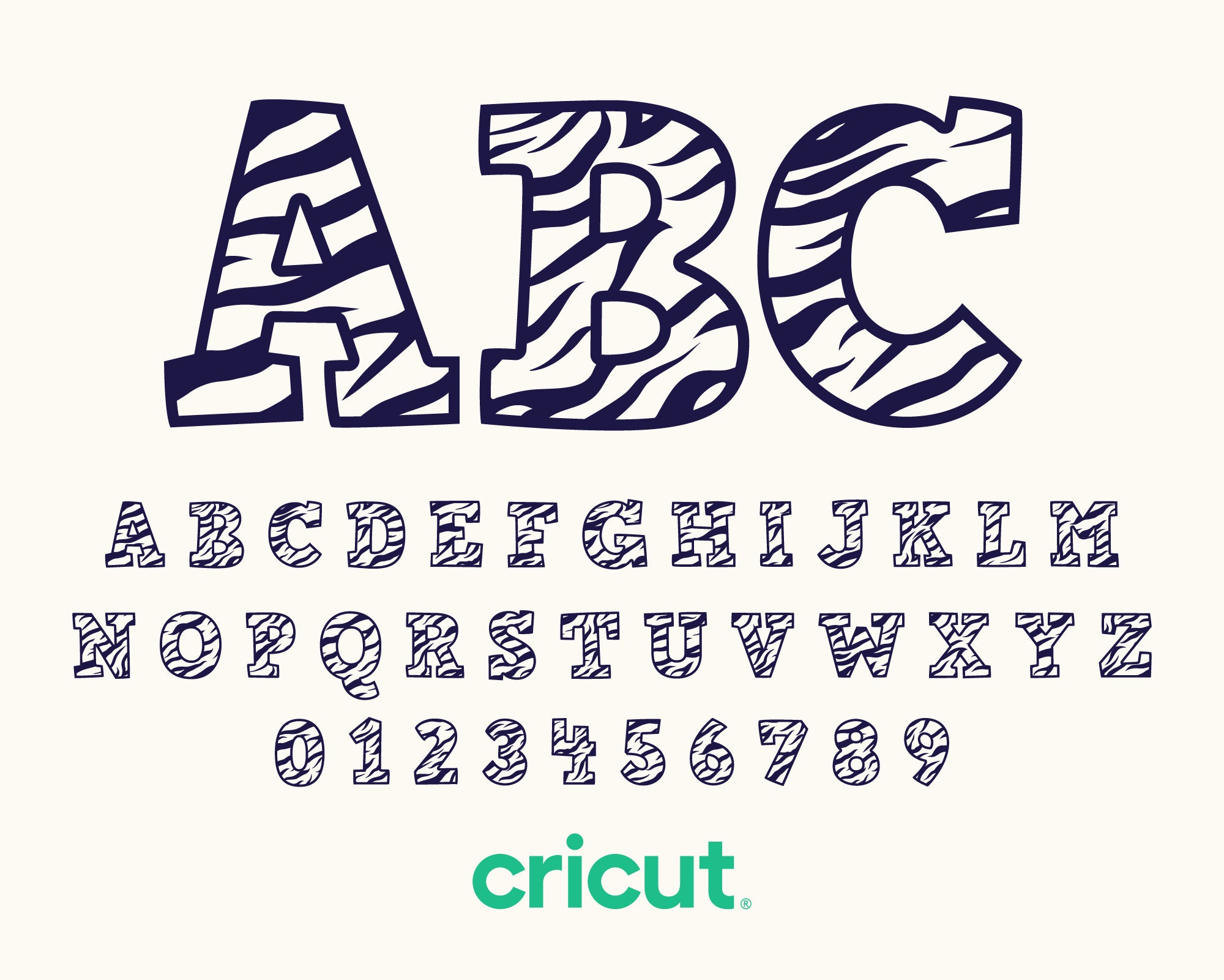 My Zebra Print Letters