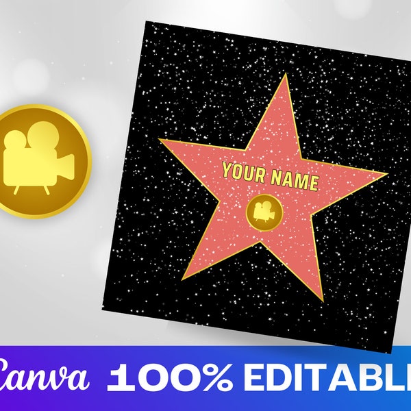 Hollywood Movie Star - Etsy