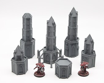 Imperialis Gothic Bundle 2 Epic Scale Terrain 6mm 8mm Compatible ...