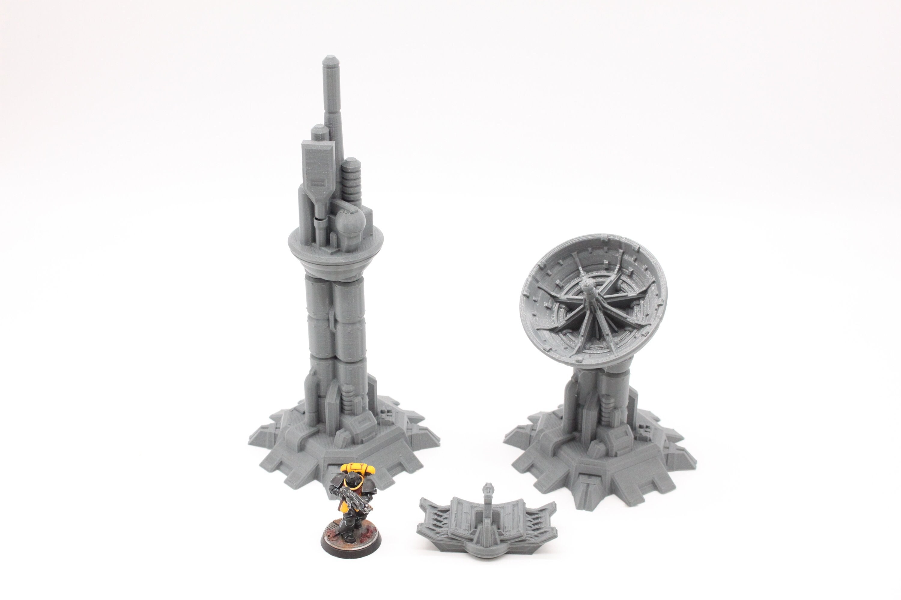 2 3D Printed Radio Towers Scenery Terrain for 28mm Tabletop - Etsy UK