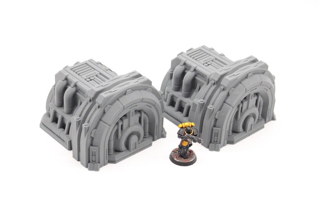 3D Printed Sci Fi Power Generators Terrain Scenery for 28/32mm Tabletop ...