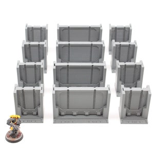 Large Bundle 3 of Modular Space Hulk Style 40k Terrain Scenery Pieces ...
