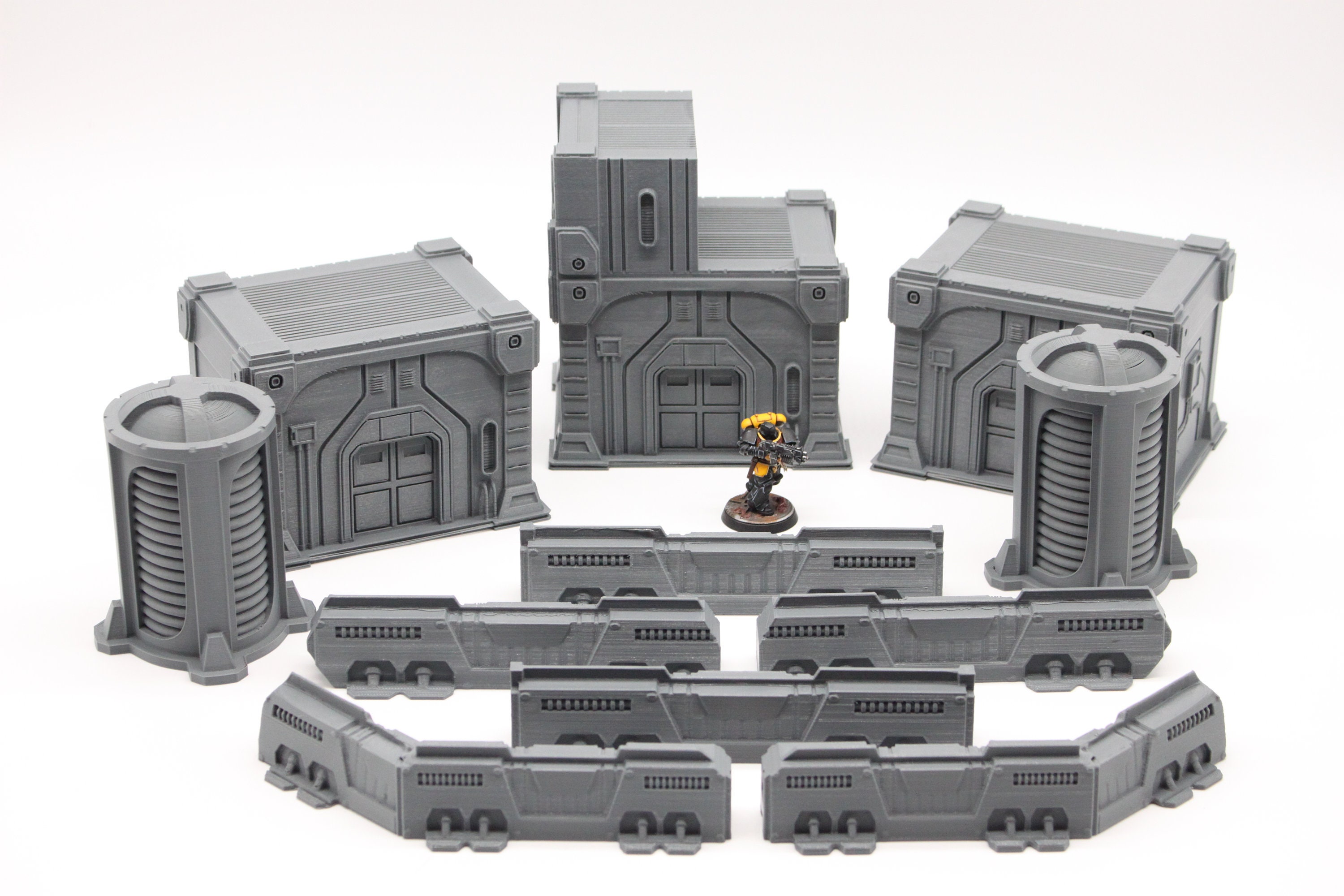3D Printed Sci-fi Outpost Terrain Scenery Bundle for 28mm - Etsy