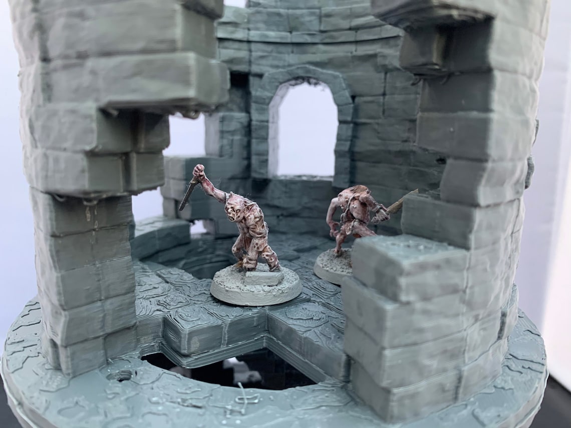 Wizard Tower Building Terrain Scenery for 28mm Dnd Miniature | Etsy UK