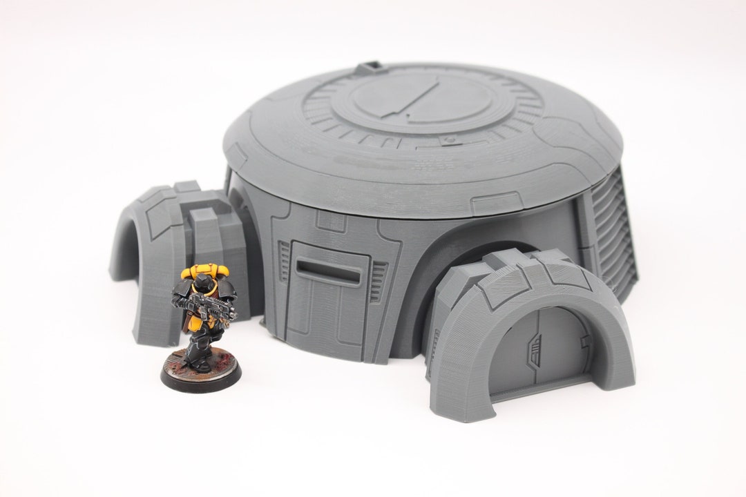 Sci Fi City Tech Barracks Building Scenery Scatter Terrain for 28mm Miniature Wargaming - Etsy