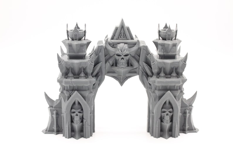 3D Printed Chaos Demon Gate Scenery Terrain for 28mm Fantasy - Etsy