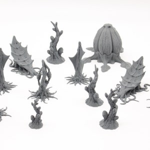 Bundle of 3D Printed Alien Planet Vegetation Bio Terrain Scenery for ...