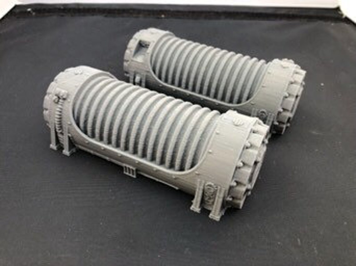 3D Printed Plasma Coils Industrial Scatter Terrain for 28mm - Etsy