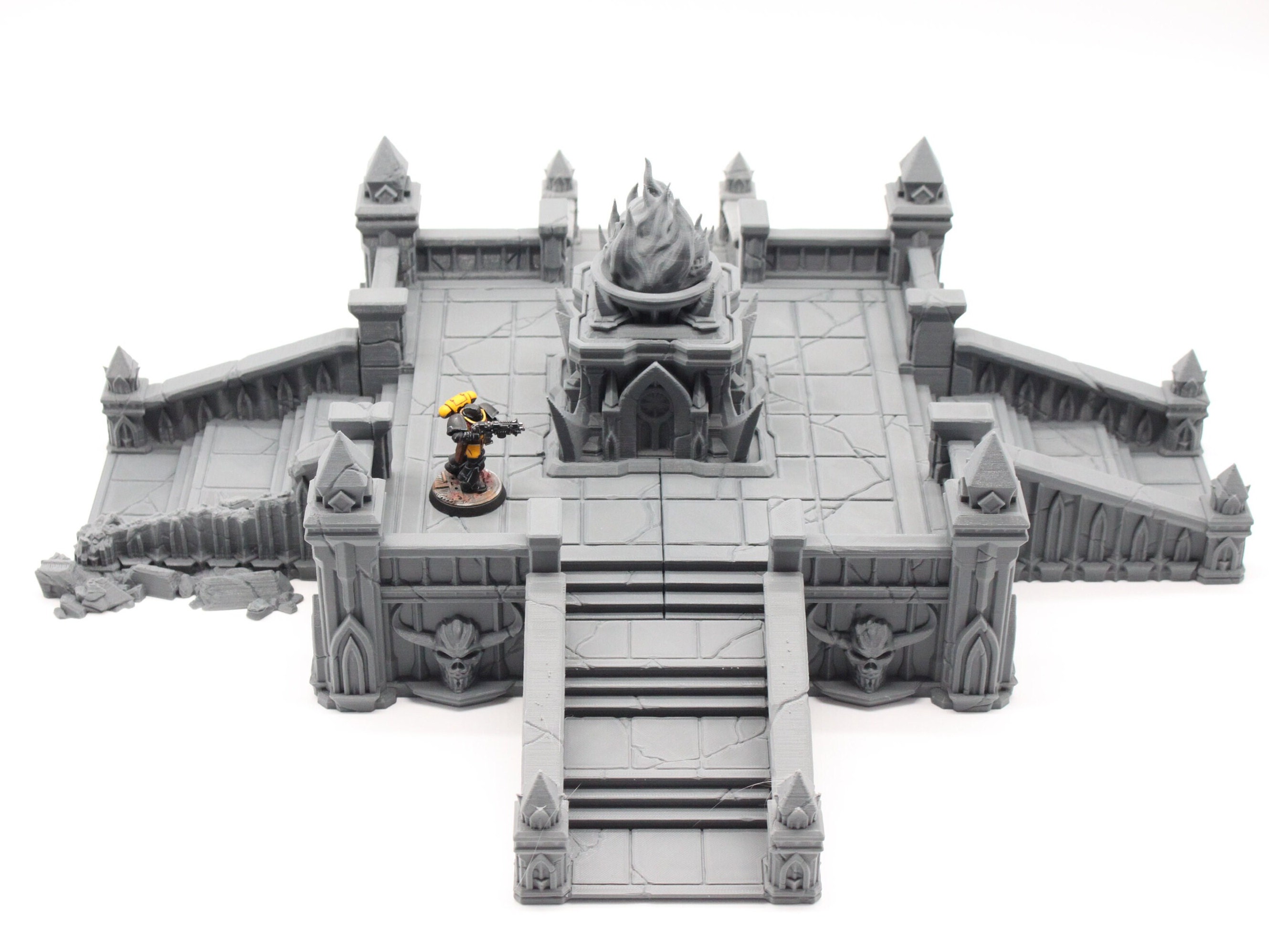 3D Printed Chaos Summoners Courtyard Set 1 Scenery Terrain for - Etsy