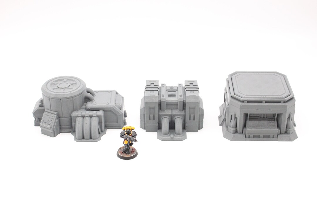 3D Printed Data Centre Consoles Scatter Scenery Terrain for 28mm ...