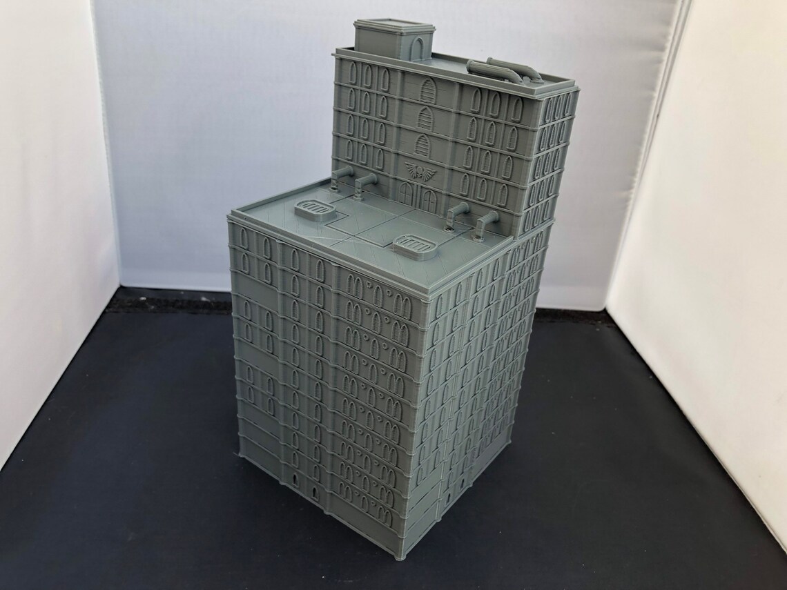 3D Printed Skyscraper Buildings Titanicus Battletech Terrain - Etsy
