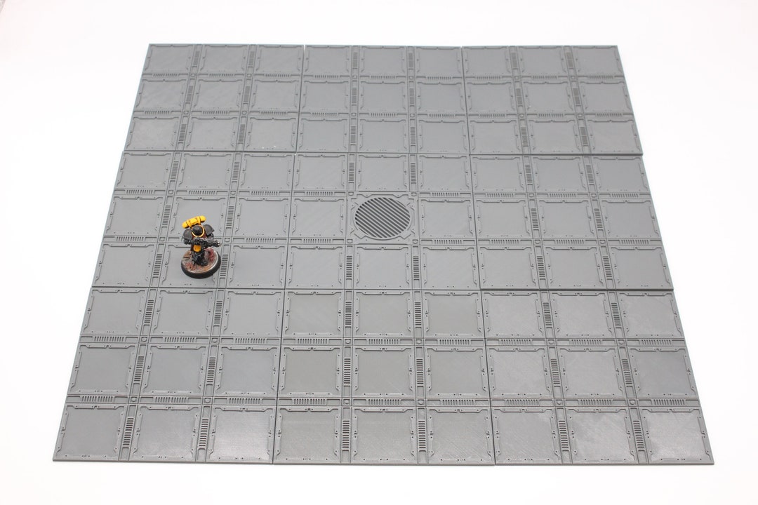 Space Hulk Style Terrain ZM Floor Tiles for Use in 28mm Zone Mortalis ...