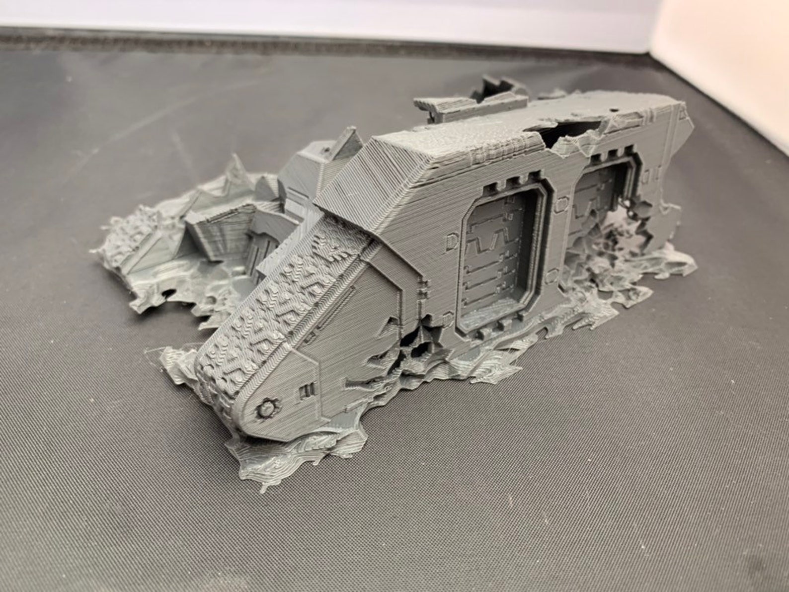 Destroyed Large Tank Battlefield Scenery Scatter Terrain - Etsy