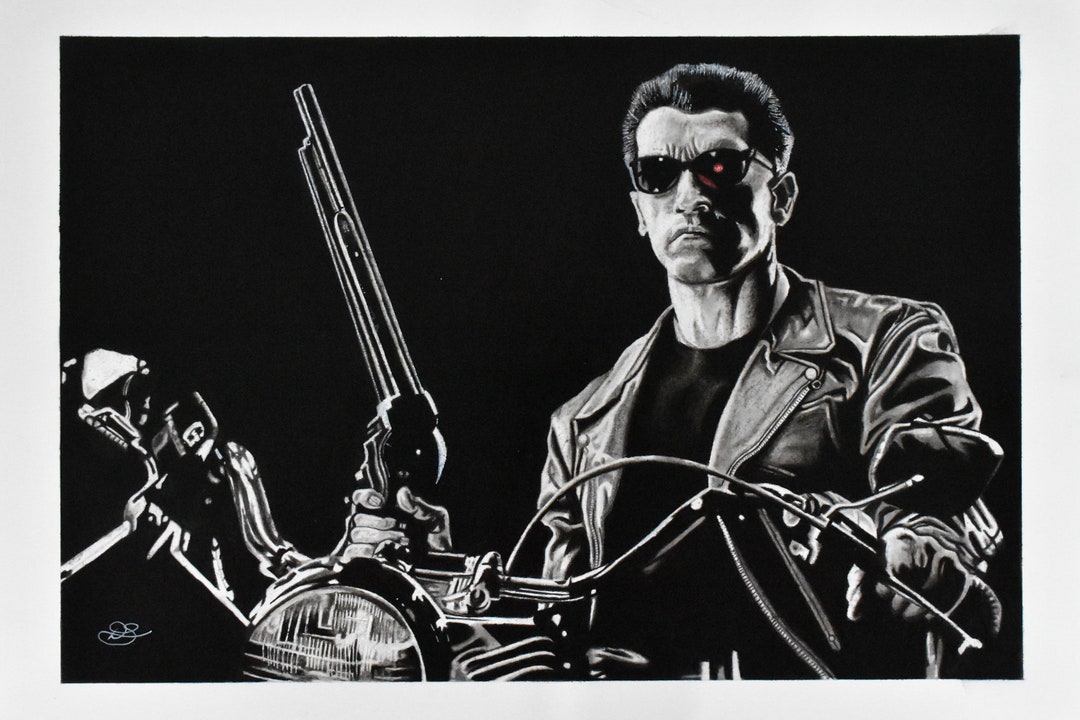 The Terminator 2 Print, the Terminator 2 Art, the Terminator 2 Drawing ...