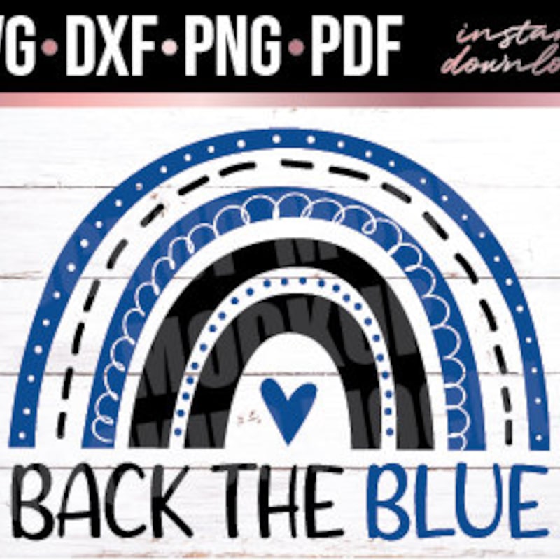 Back the Blue - Etsy